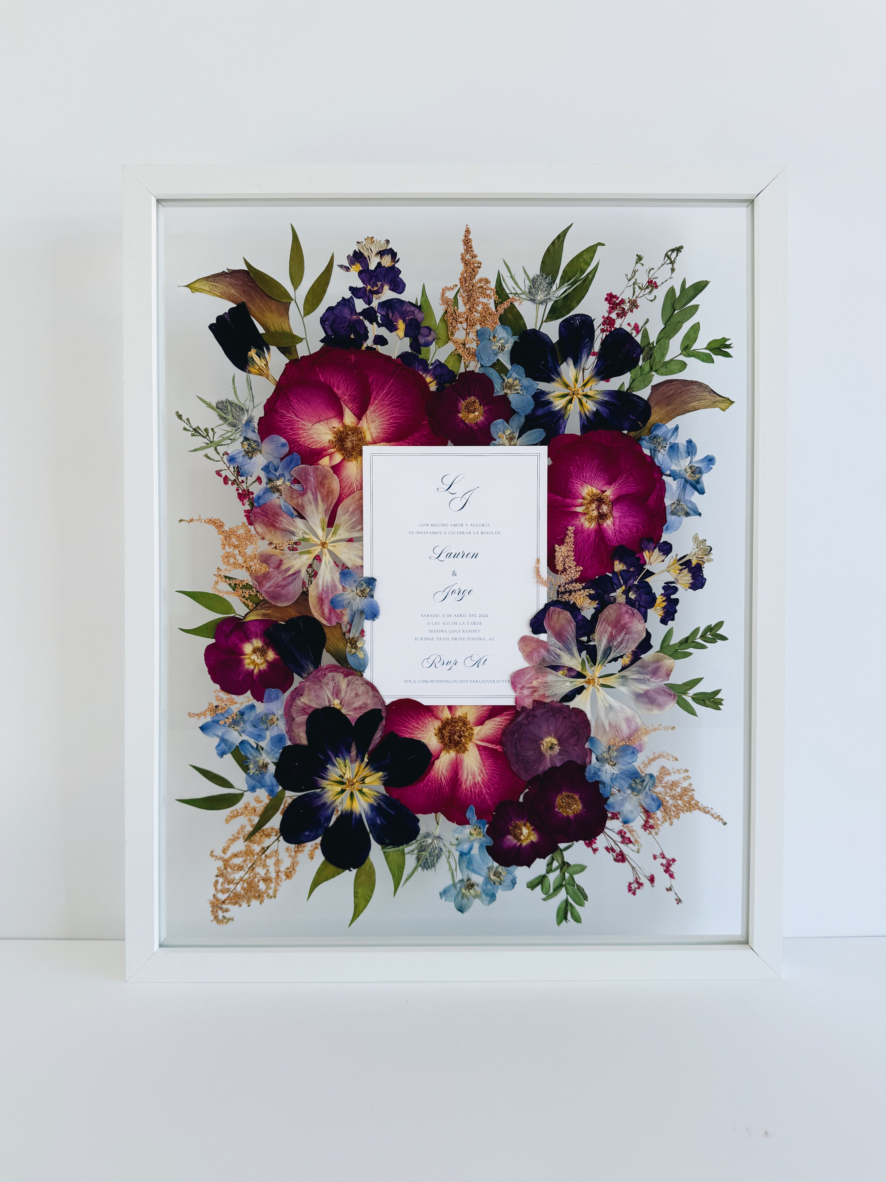 WEDDING INVITE 16x20 | Flowers Of The Press