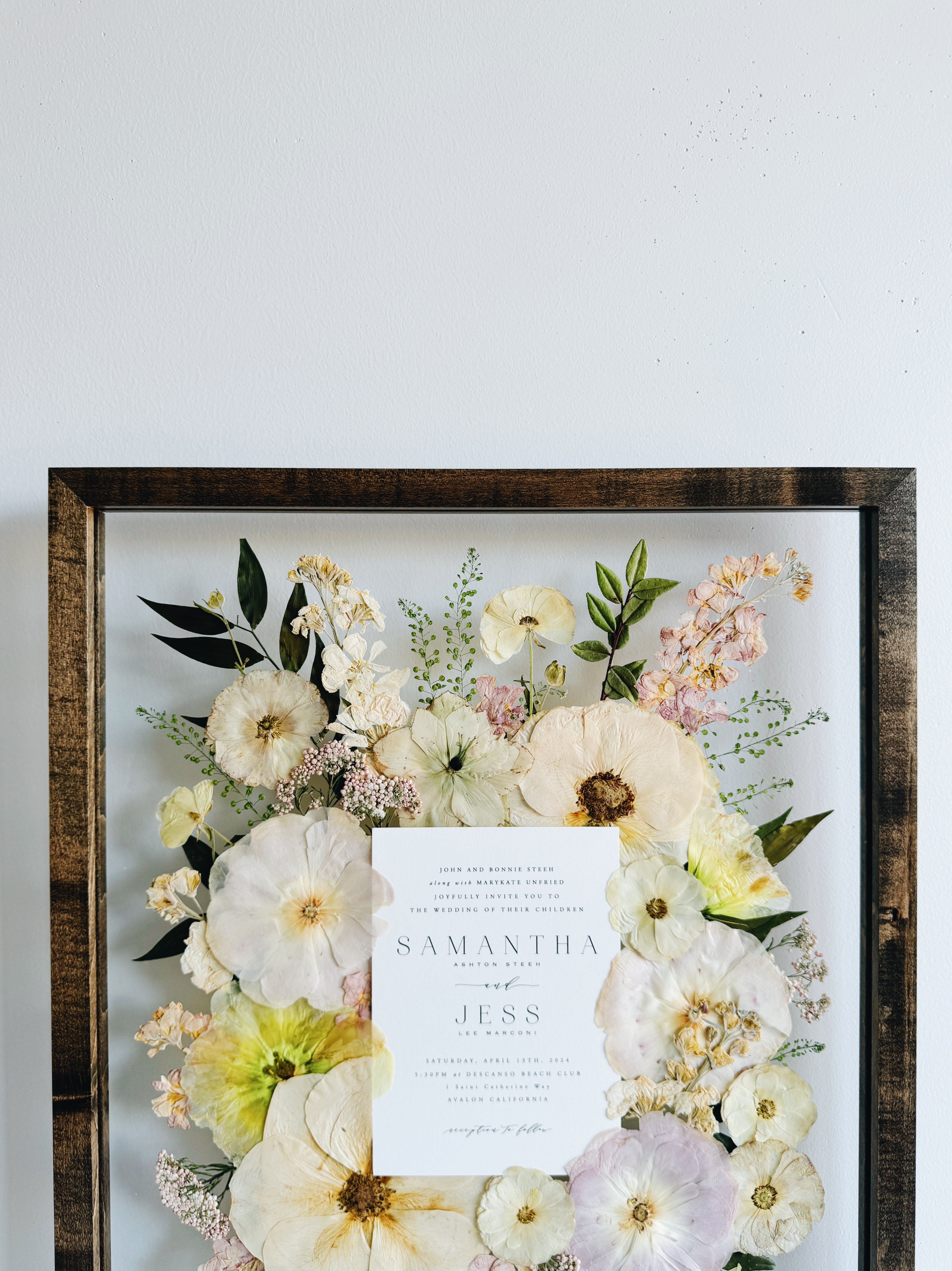 WEDDING INVITE 16x20 | Flowers Of The Press