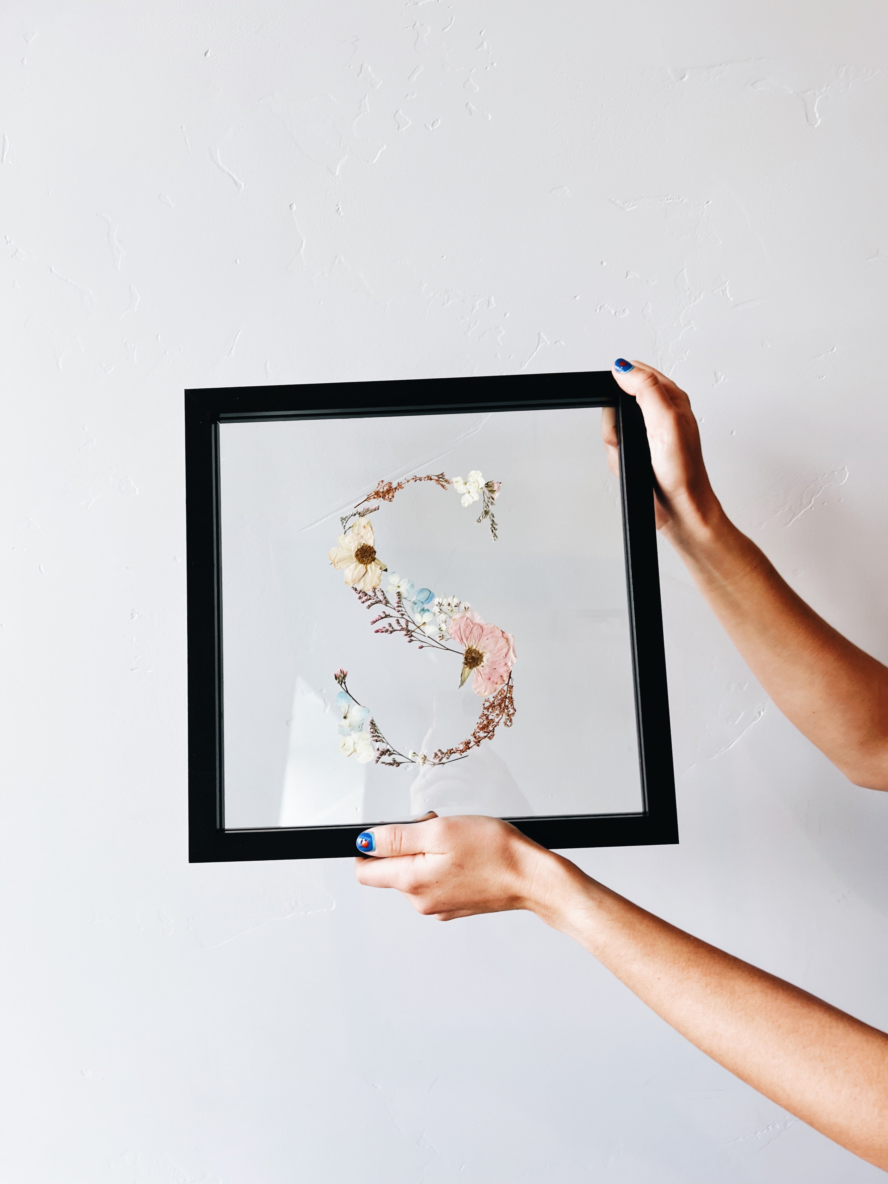 MONOGRAM LETTER 12 X 12 | Flowers Of The Press